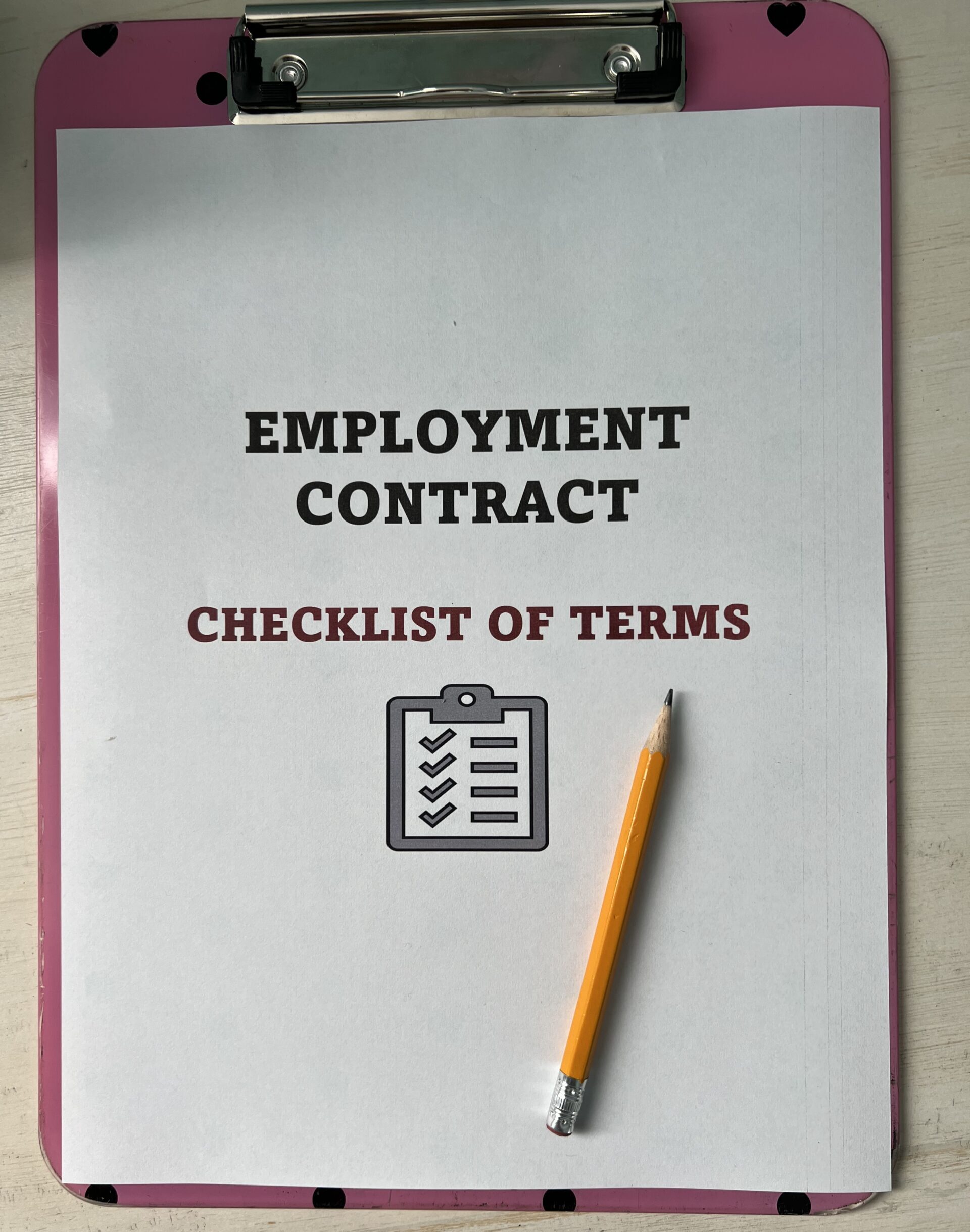 New Employment Contract – What Terms Should I Expect to See in the ...